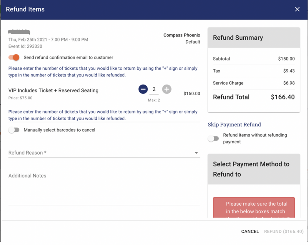 How to Refund a ticket – Anchor