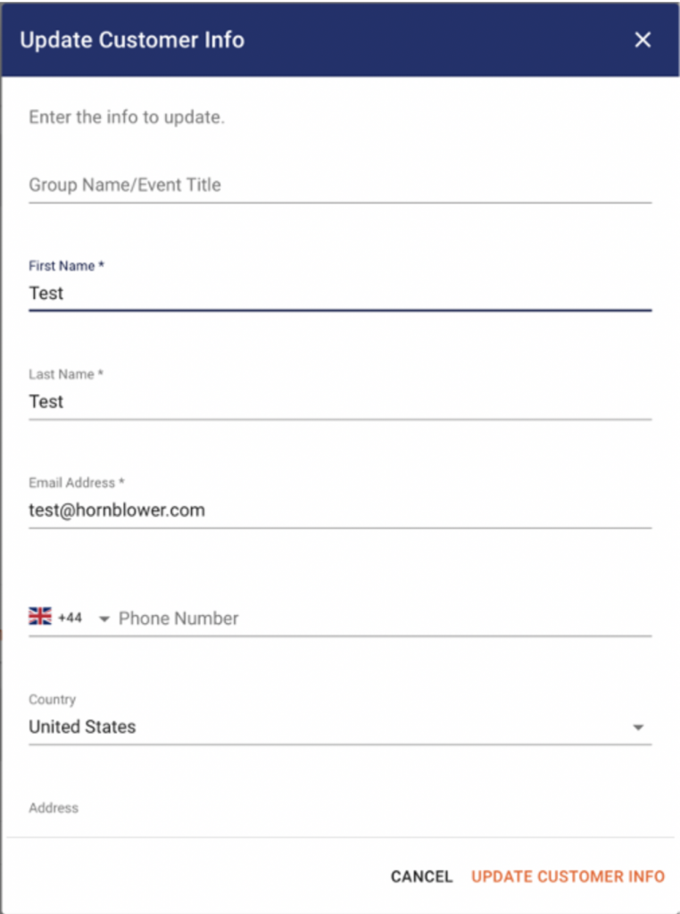 How to Update Customer information in a booking – Anchor
