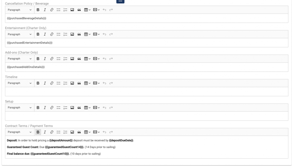 How to add or update Private Contract Wording – Anchor