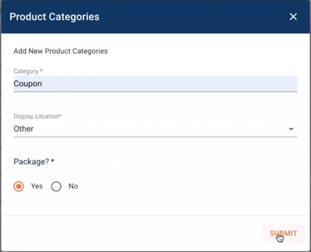 One-Time Advanced Setup for Coupon Products – Anchor