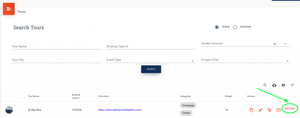 How to archive or hide a Tour Page – Anchor